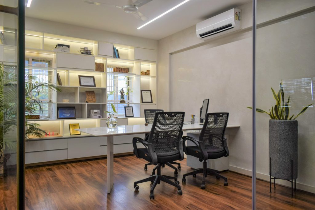 SAS OFFICE INTERIORS – Svamitva Architecture Studio